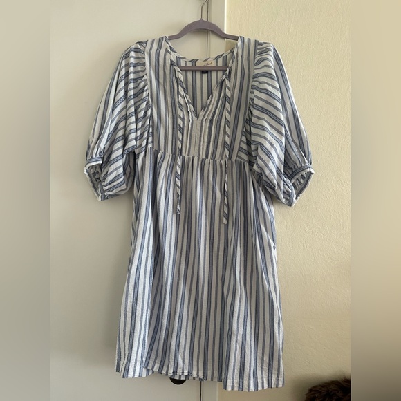 Universal Thread | Dresses | Universal Thread Blue Striped Mini Dress ...